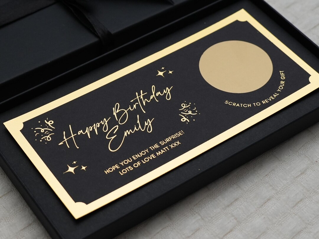 Birthday Scratch Card | Scratch Card Reveal | Scratch to Reveal ...