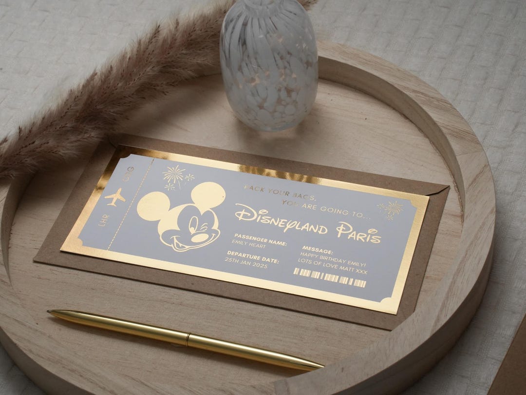 Disneyland Paris Ticket | Disney World | Surprise Ticket | Surprise ...