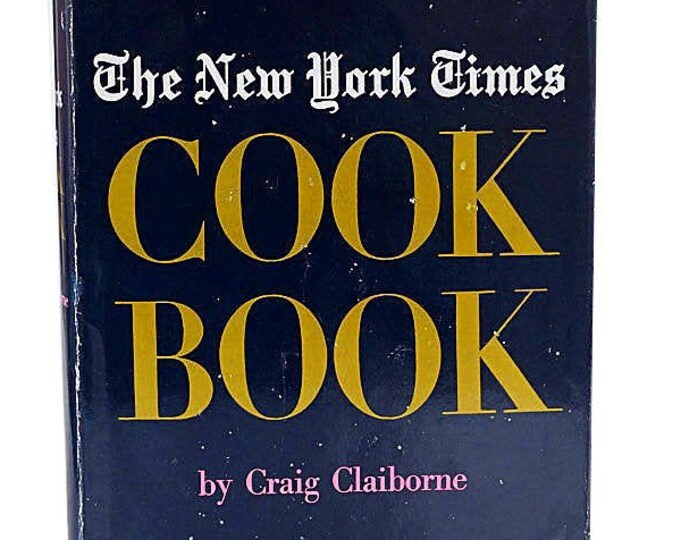 COOKBOOK 1961 New York Times Craig Claiborne Vintage Culinary Retro ...