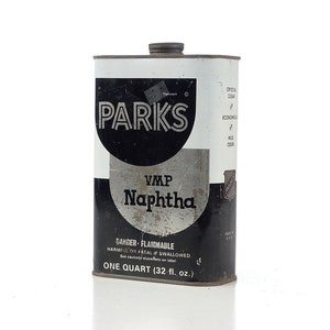 CONTAINER Gas Oil Petroliana Car Paint Naptha Parks TIN Industrial ...