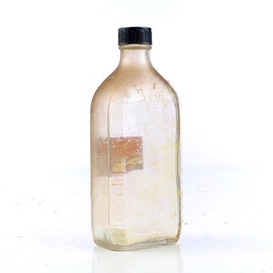 APOTHECARY JAR Bottle 1940s Mag Sulf Magnesium Advertising ...