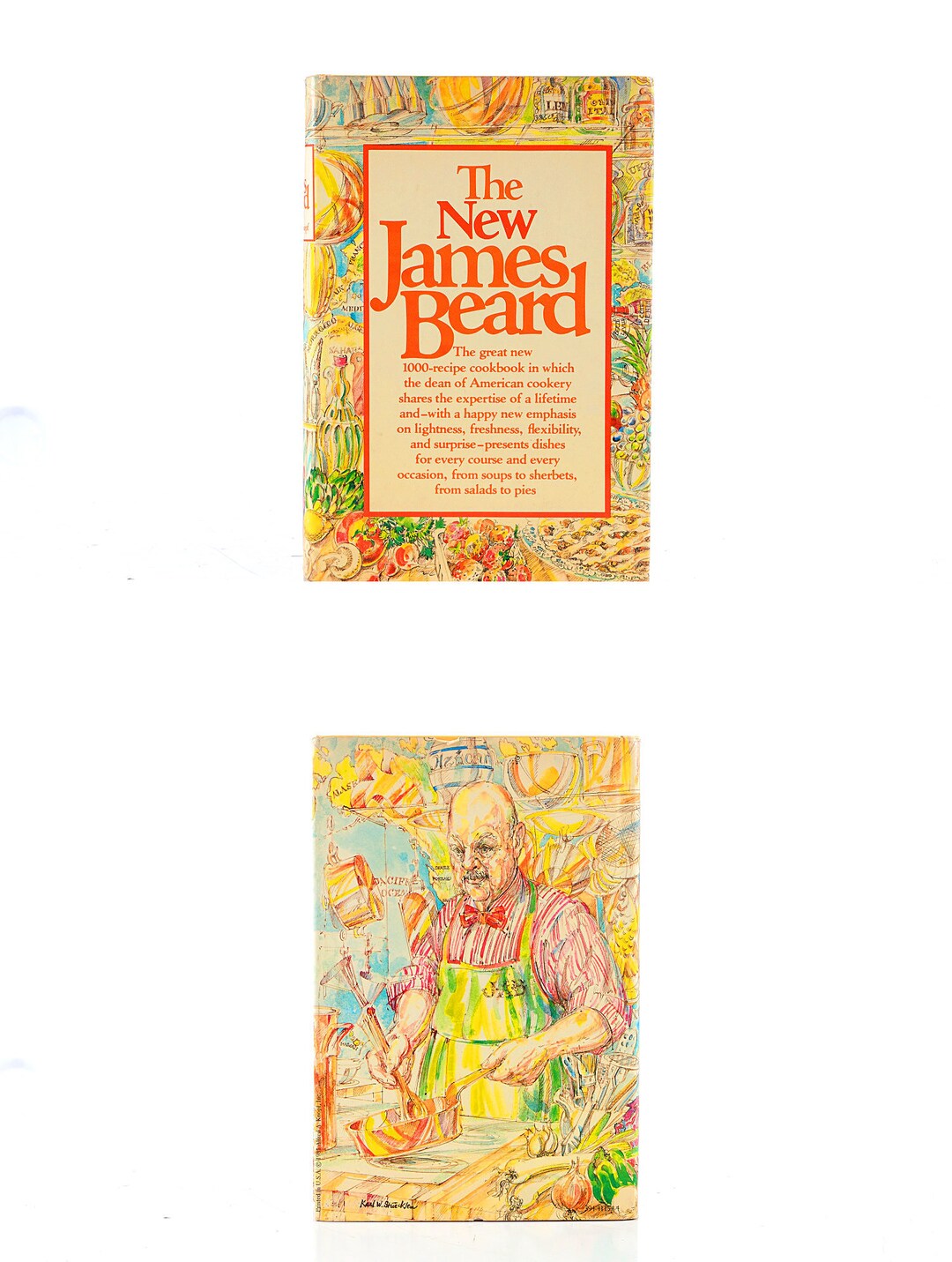 COOKBOOK 1981 James Beard Flour Baking Cake Pie Vintage Culinary Retro ...