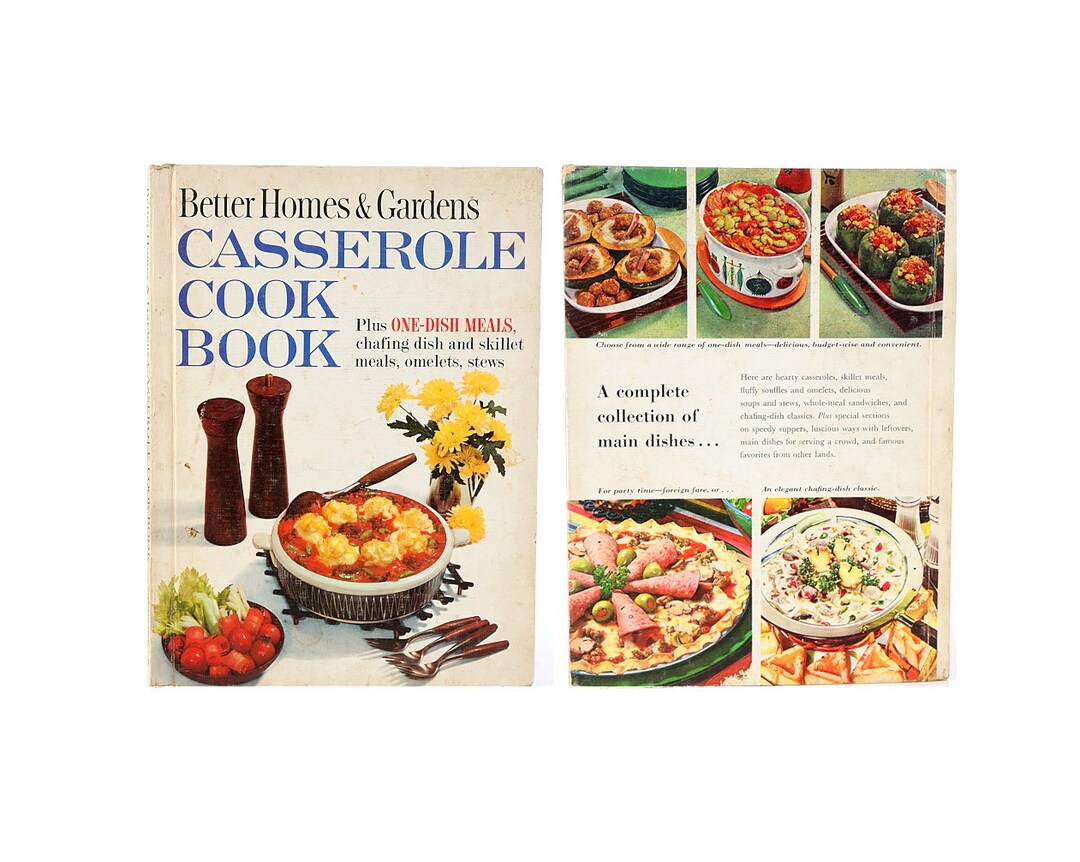 COOKBOOK 1967 Better Homes & Garden Casserole Cook Book Vintage ...