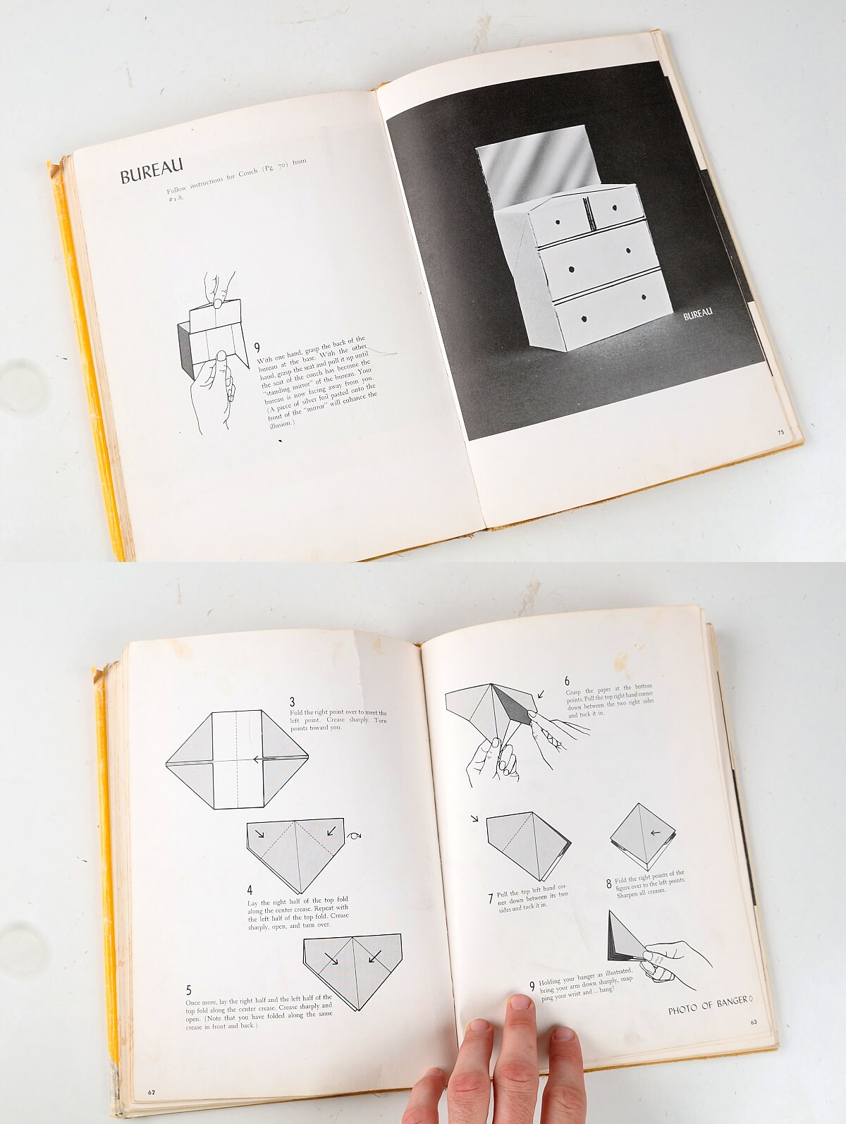 ORIGAMI BOOK 1971 Folding Paper Planes Shari Lewis Lamb Chop Kids Book ...