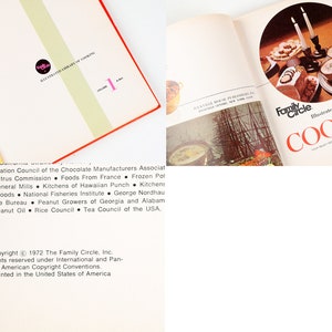 COOKBOOK 1972 Family Circle Illustrated Library Encyclopedia Cooking ...