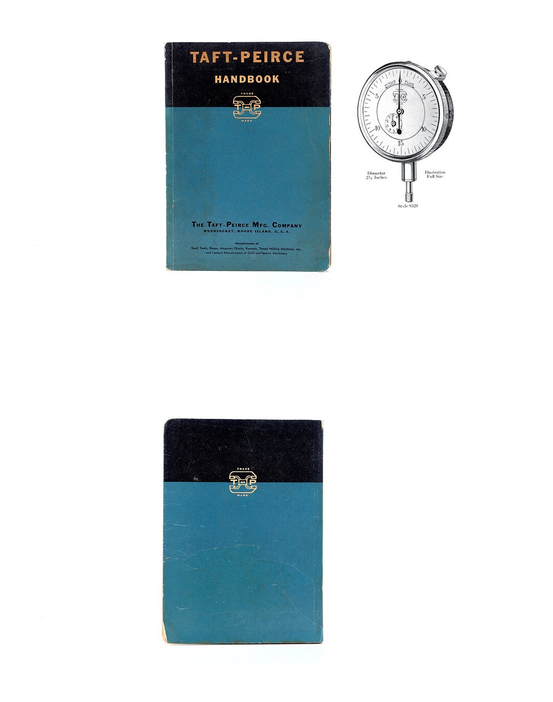 BOOK INDUSTRIAL 1939 Catalog Taft-pierce Handbook Gauge Machinist ...