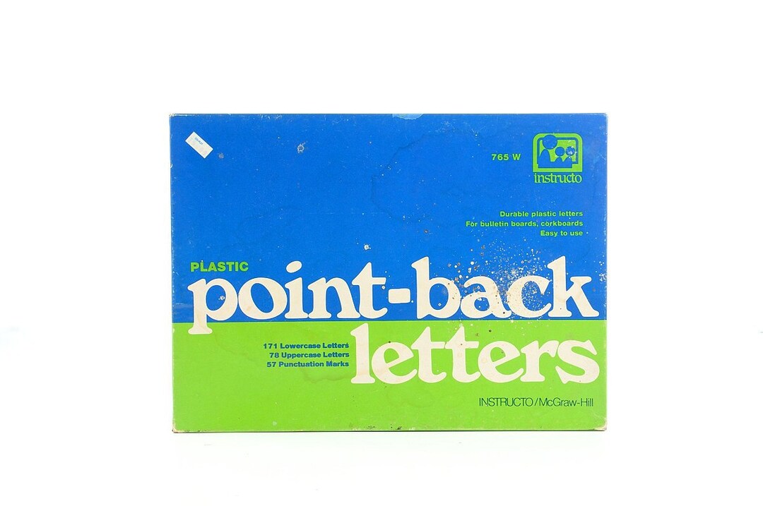 POINT BACK LETTERS Education Curriculum Art Children Student School ...