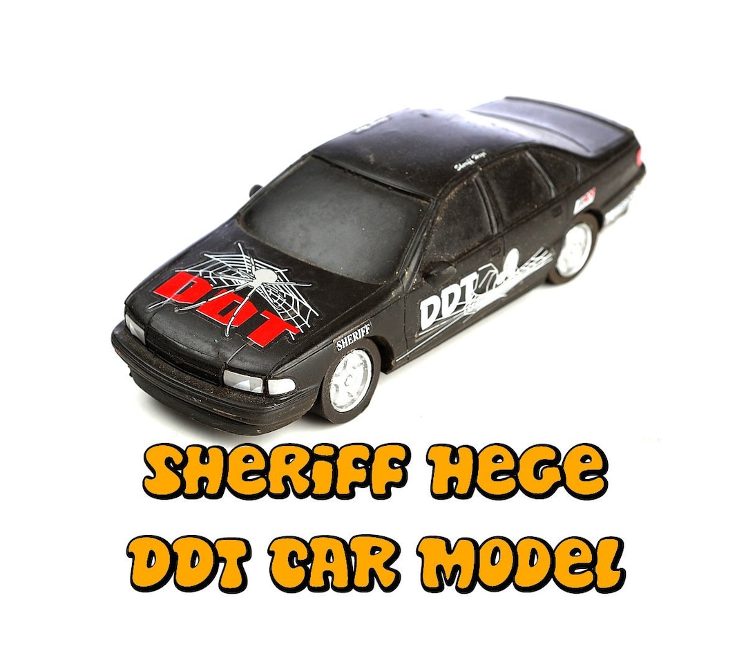 SHERIFF HEGE DDT Car Spiderweb Black Widow Police Law Enforcement ...