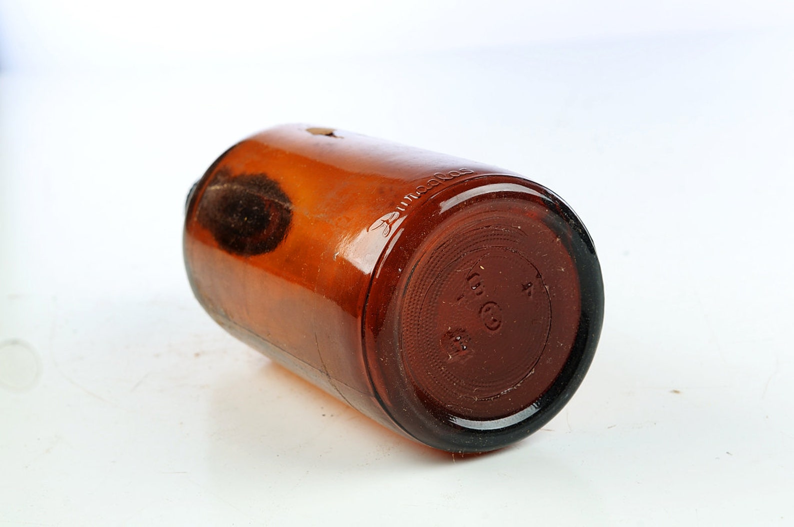 APOTHECARY JAR Bottle 1940s MERCK Advertising Pharmaceuticals - Etsy