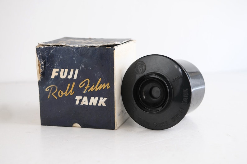 DEVELOPING TANK FUJI Japan Mid Century Japanese Writting With Paperwork ...