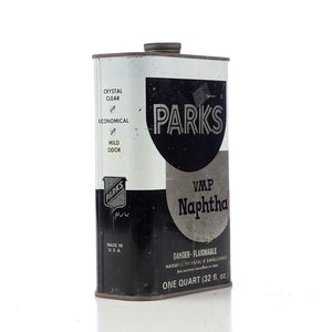 CONTAINER Gas Oil Petroliana Car Paint Naptha Parks TIN Industrial ...