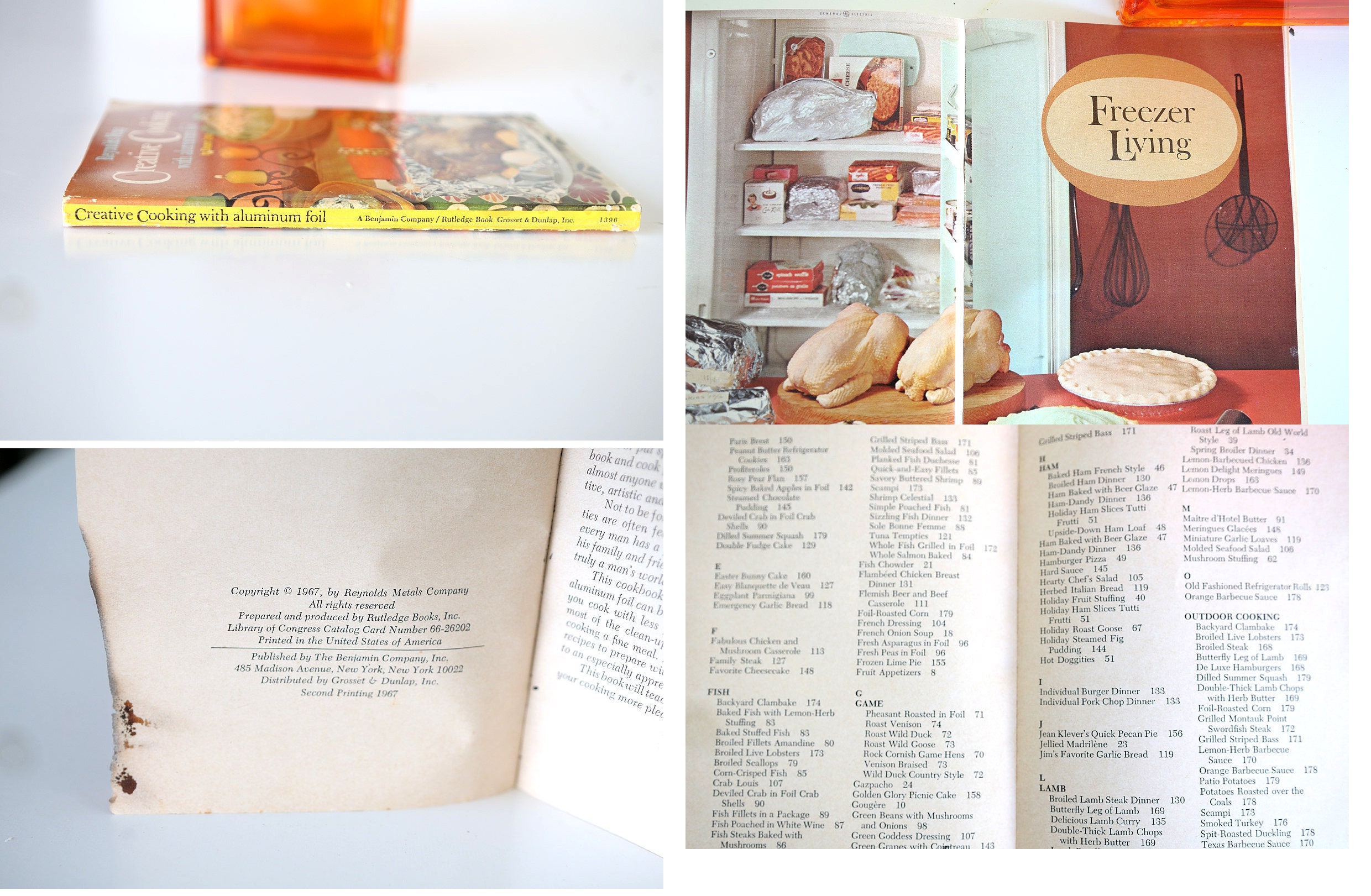 COOKBOOK 1967 Reynolds Wrap Creative Cooking Vintage Retro Kitchen ...