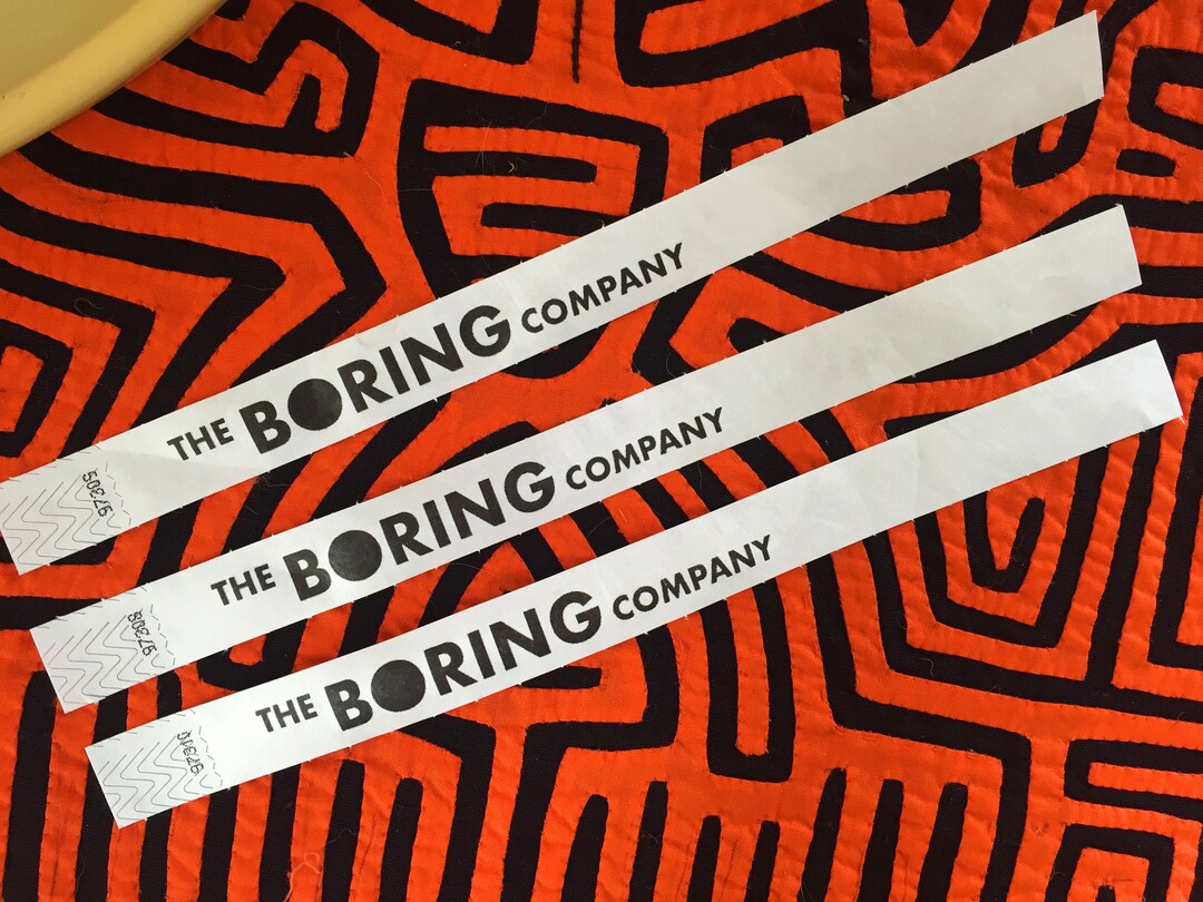 WRIST BAND BORING Co Flamethrower Pickup Party Elon Musk Hand Held ...