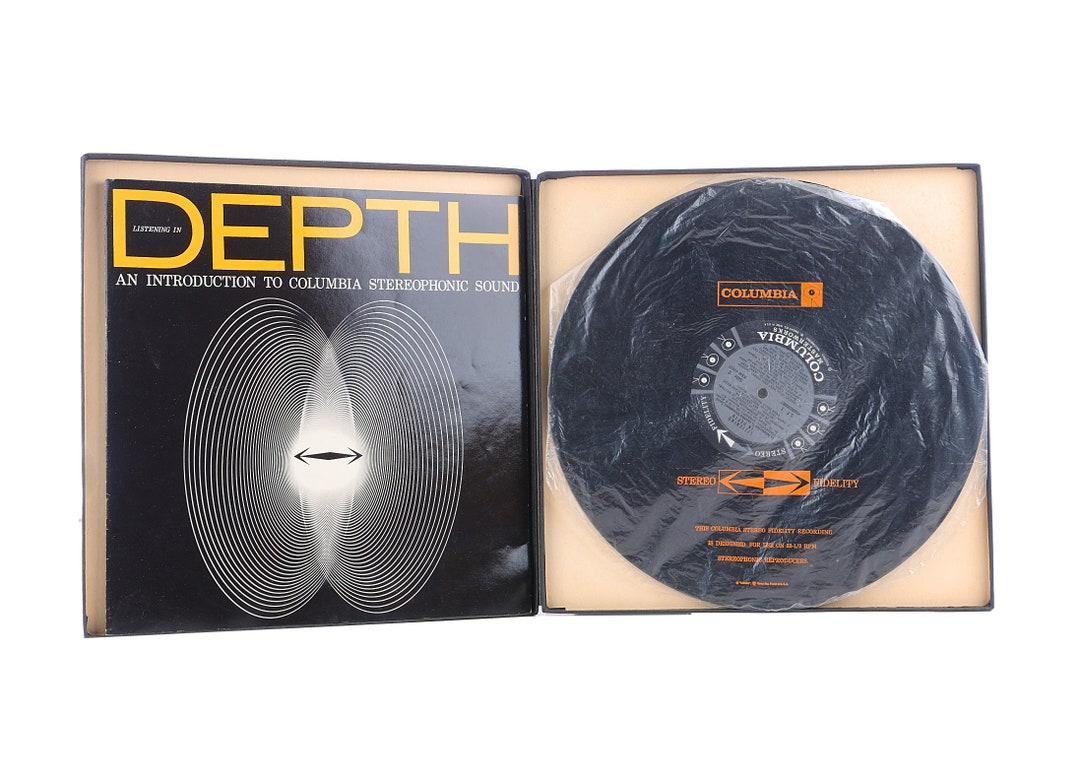 RECORD Vinyl + Book Listening in Depth Columbia Turn Table Professional ...