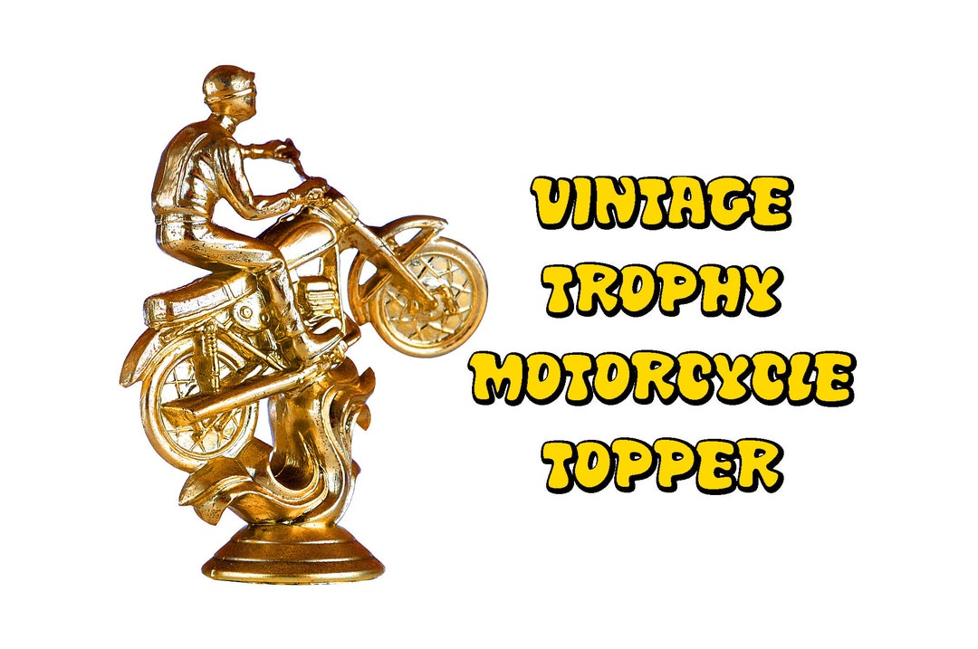 MOTORCYCLE TROPHY TOPPER Award Dirtbike Enduro Motorcross - Etsy