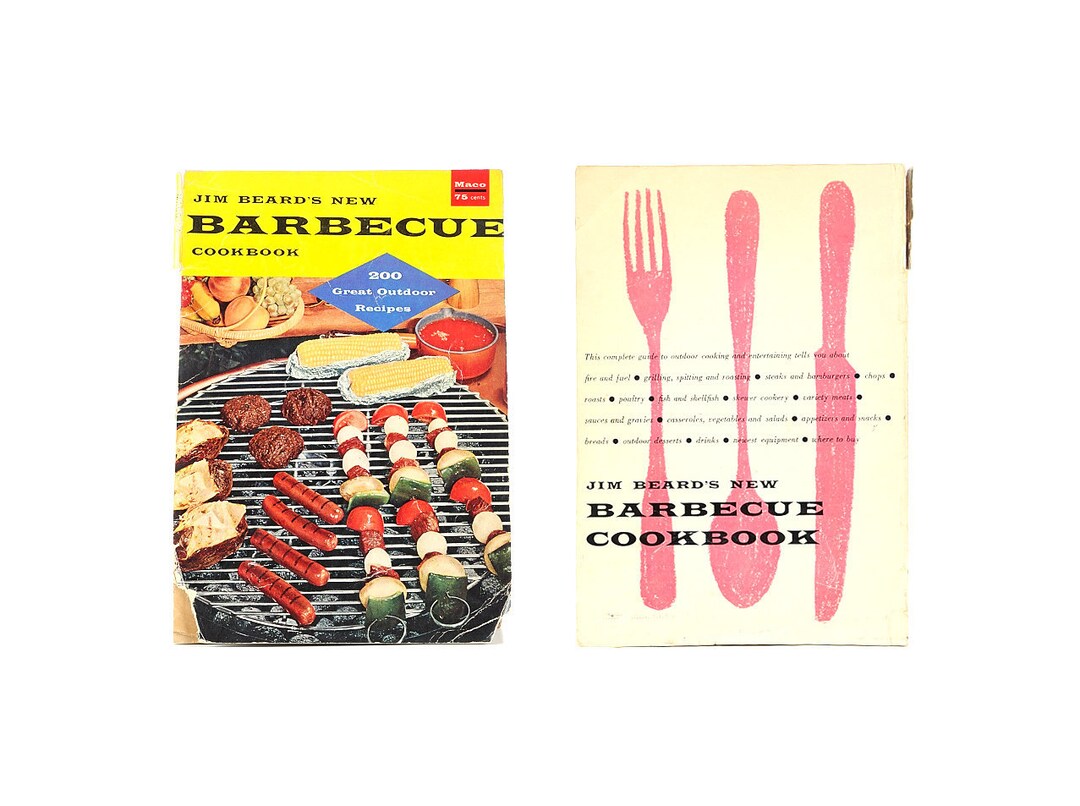 COOKBOOK 1958 Jim Beard's Barbecue Cook Book Vintage James Beard ...