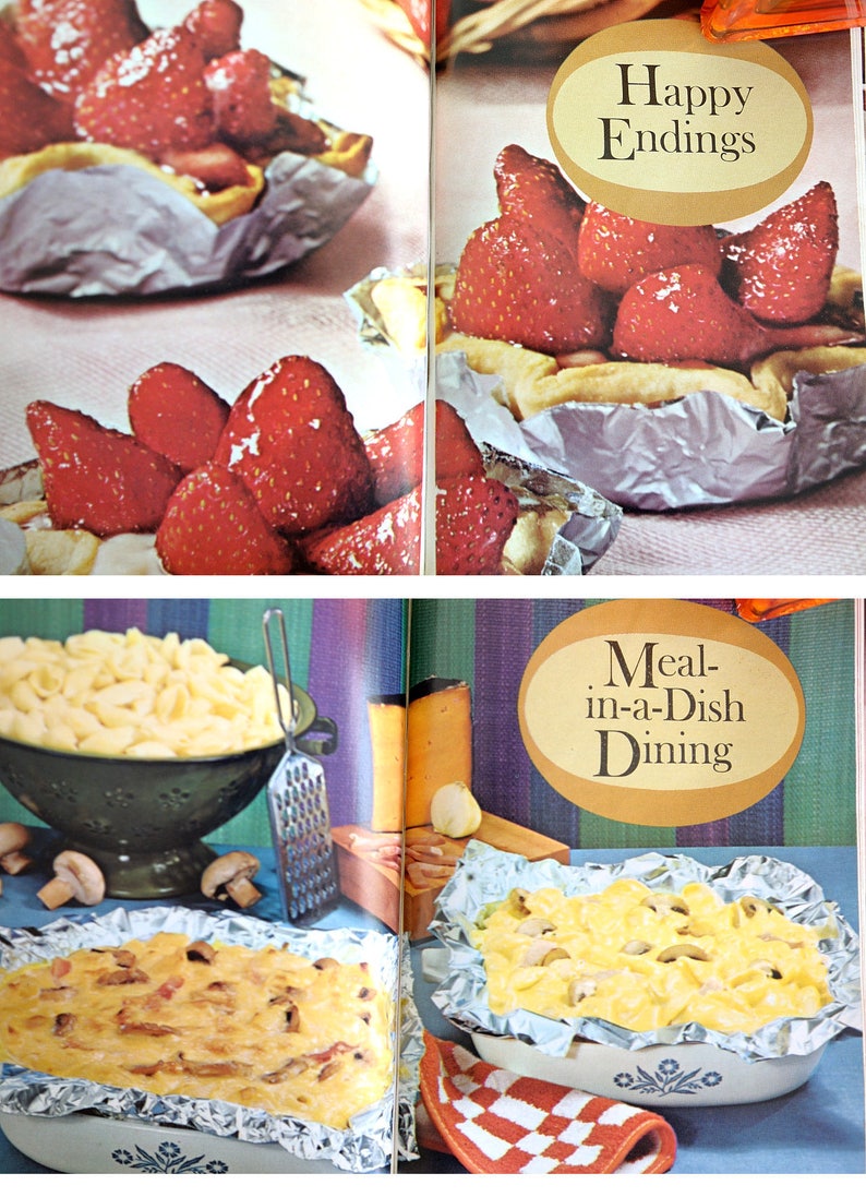 COOKBOOK 1967 Reynolds Wrap Creative Cooking Vintage Retro Kitchen ...