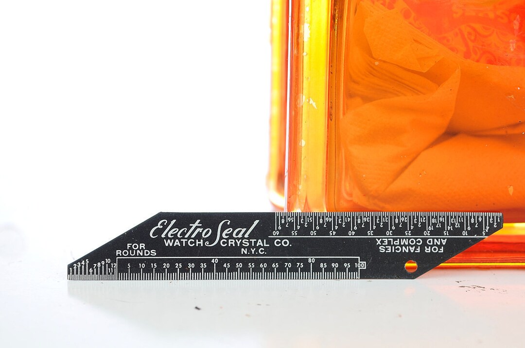 RULER Electro Seal Watch Crystal Scale Freehand Jewelry Jeweler Design ...