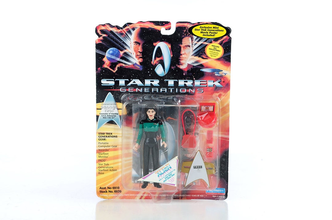 ACTION FIGURE Deanna Troi STAR Trek Next Generation Space Toy Kids ...