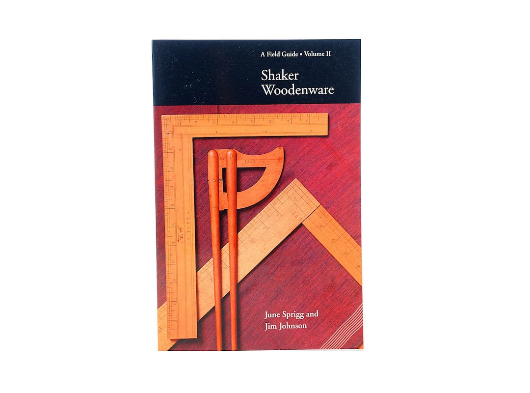 BOOK 1992 SHAKERWARE Early American Wooden June Sprigg Jim Johnson ...