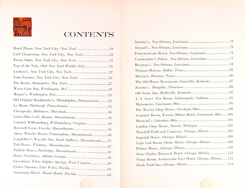 COOKBOOK 1964 Famous Foods Places Better Homes Gardens Chef - Etsy