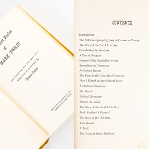 MARK TWAIN 1957 BOOK Samuel Clemens Short Stories Complete Charles ...