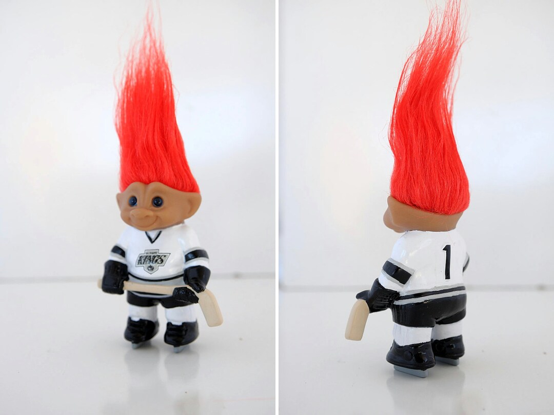 Troll NHL LA KINGS Red Hair Doll Hockey Rare Ice Skates Jersey Circa ...