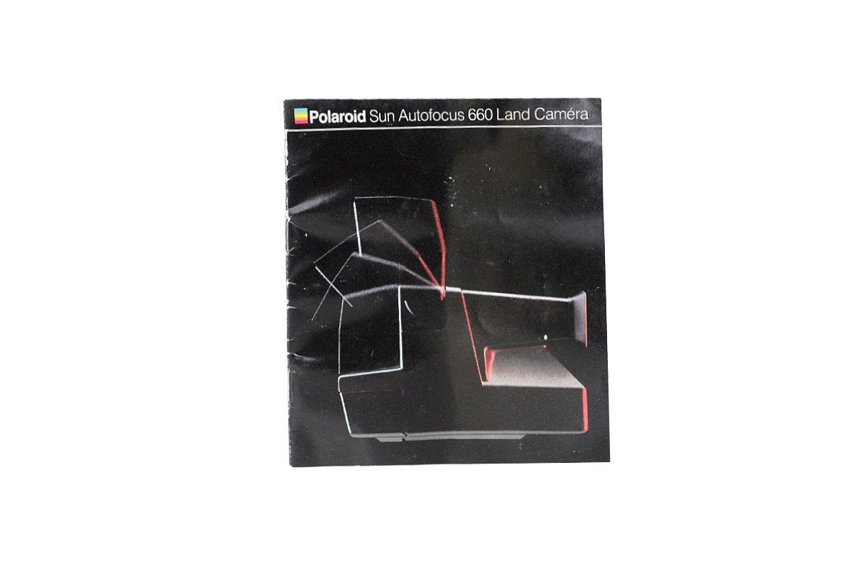 MANUAL Polaroid Sun Autofocus 660 Land Camera Instant Film Brought to ...