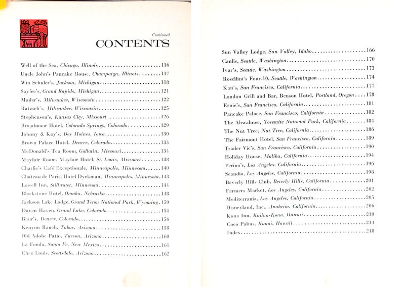 COOKBOOK 1964 Famous Foods Places Better Homes Gardens Chef - Etsy