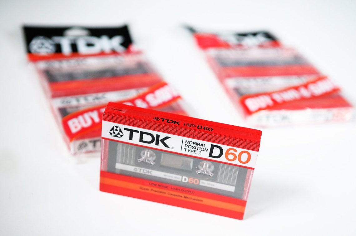 TDK D60 Normal Position Type I Hifi Stereo Cassette Tapes Lot | Etsy