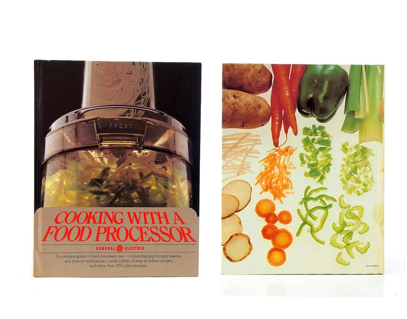 COOKBOOK 1978 General Electric Food Processor Vintage Culinary Retro ...