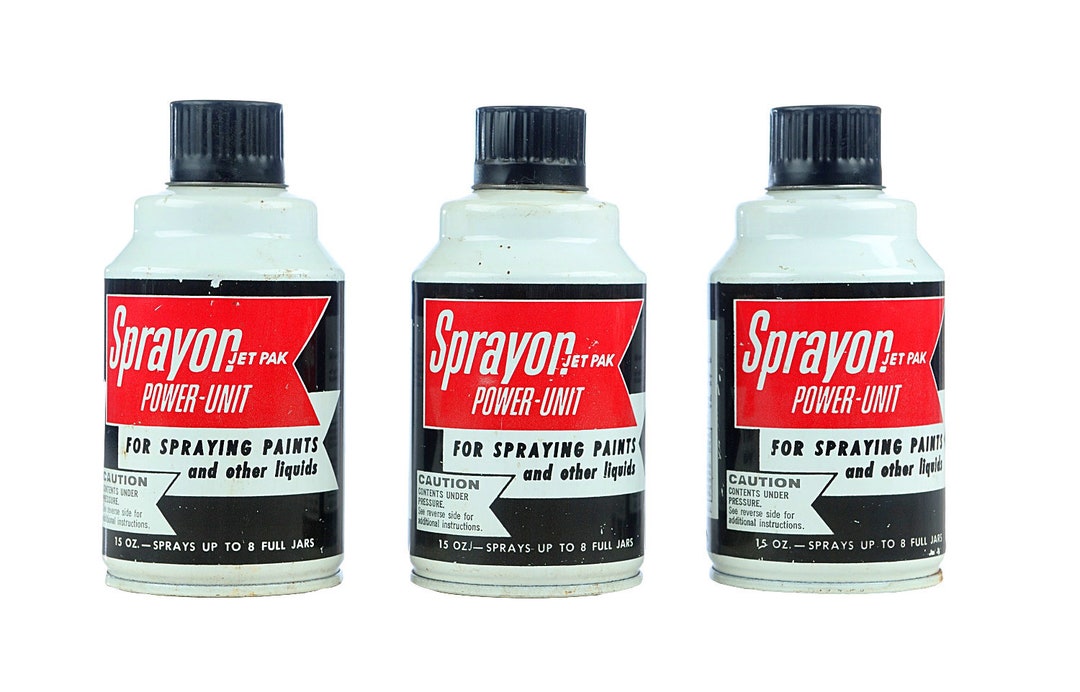 AIRBRUSH 1968 SPRAYON Painting Jet-pak Sprayer Art Illustration Mid ...