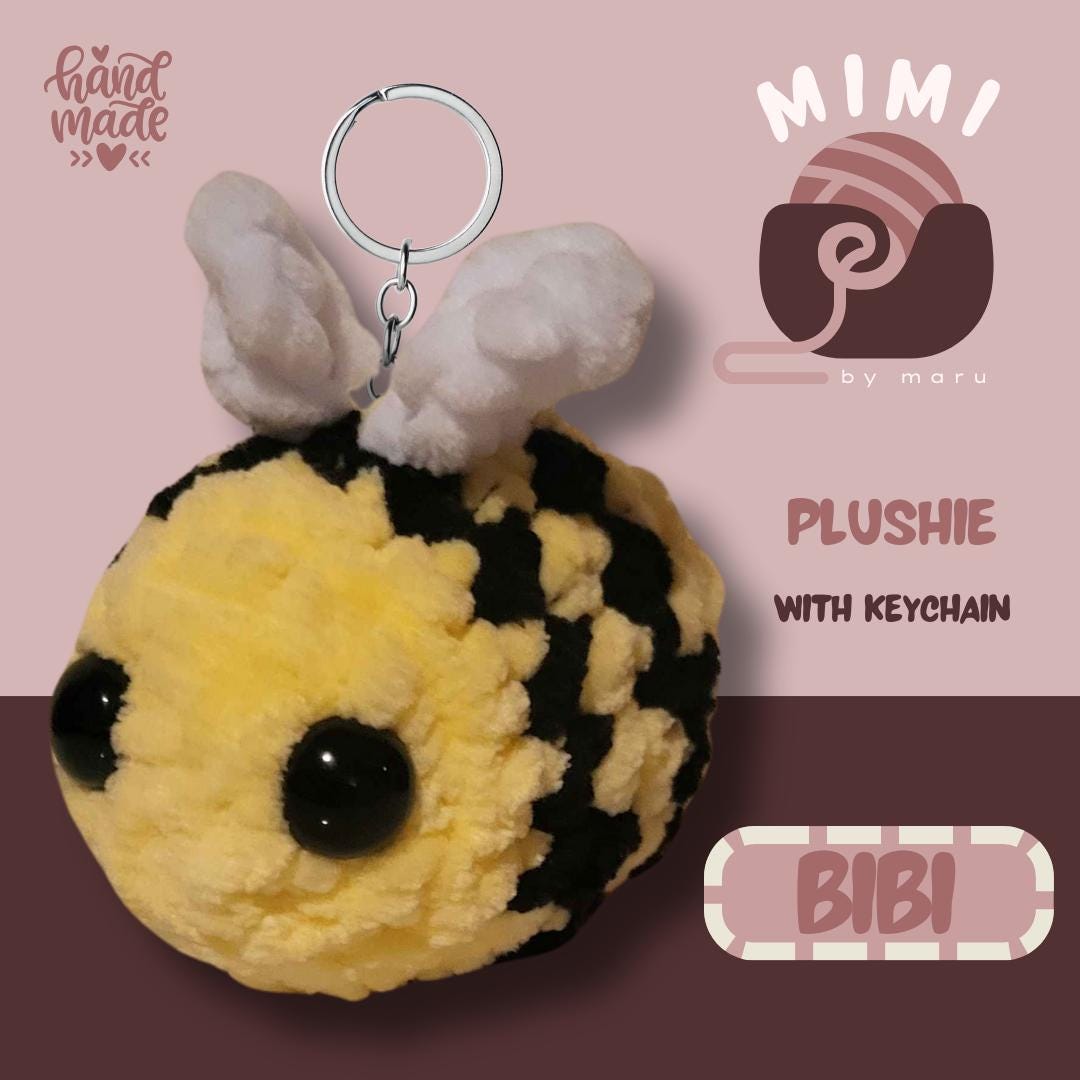 Bibi W/keychain | MIMI | Marumi Pet | Amigurumi Plushie - Etsy