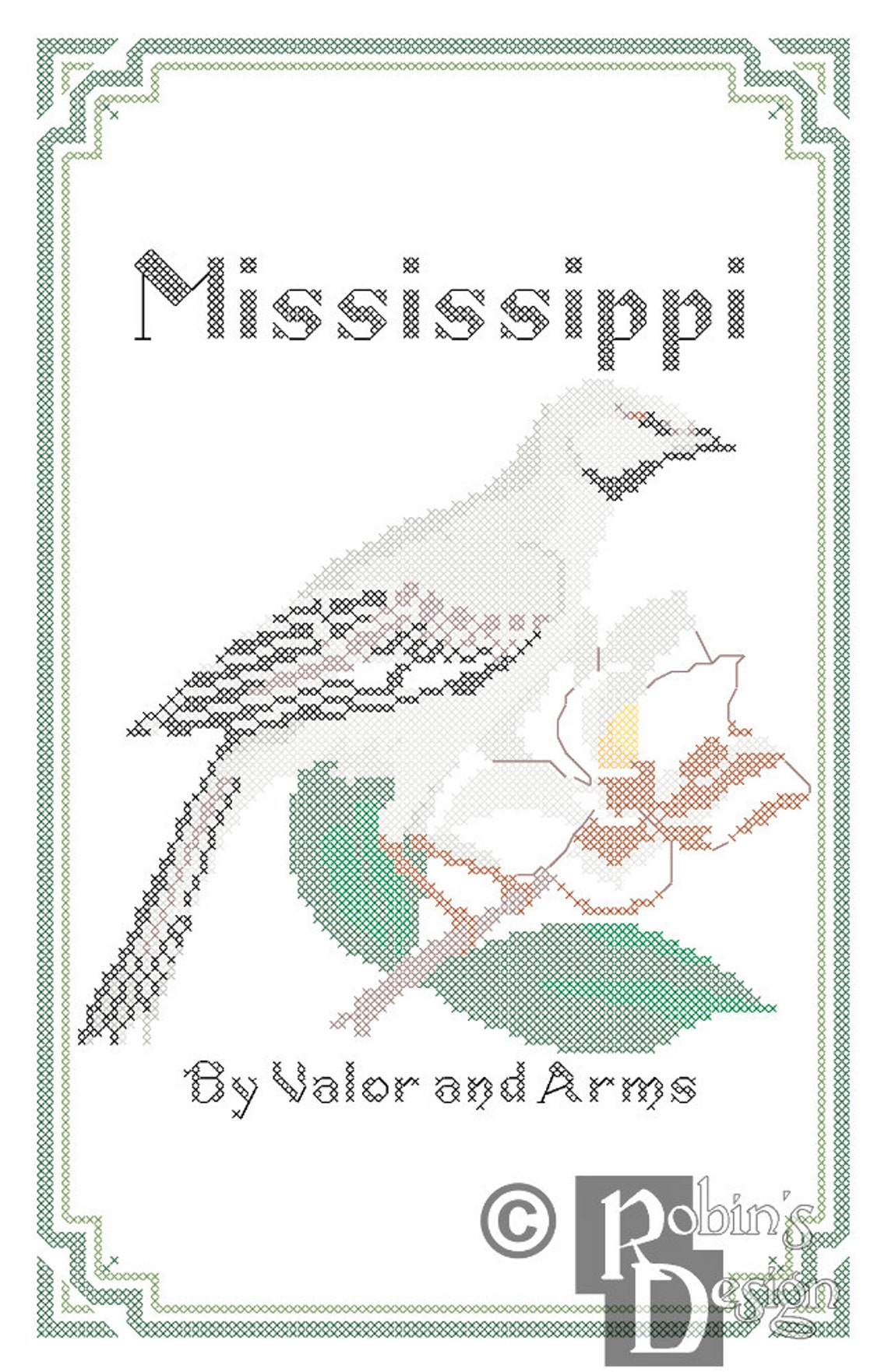 Mississippi State Bird Flower And Motto Cross Stitch Pattern Etsy mississippi-state-bird-flower-and-motto-cross-stitch-pattern-etsy