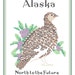Alaska State Bird, Flower and Motto Cross Stitch Pattern PDF - Etsy