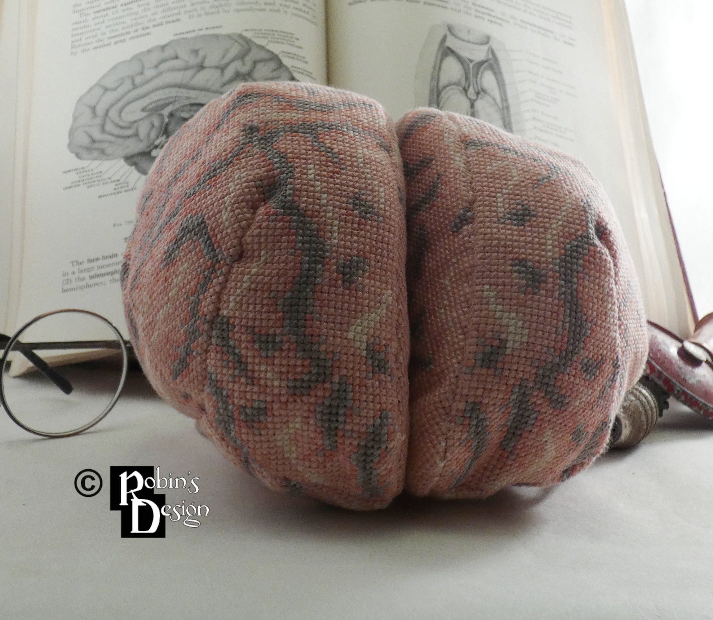 Human Brain 3D Cross Stitch Sewing Pattern PDF - Etsy