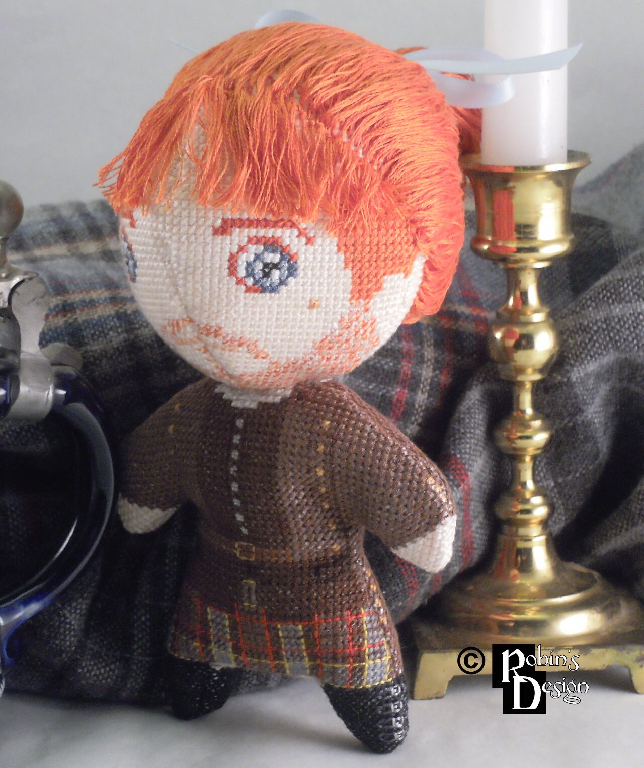 Jamie Fraser Doll 3D Cross Stitch Sewing Pattern PDF | Etsy