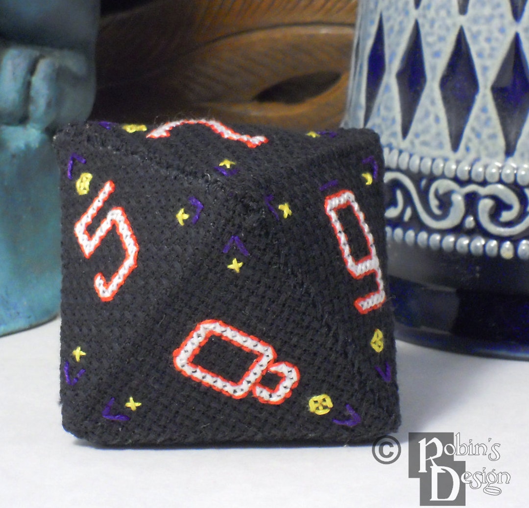 D8 Octahedron 3D Cross Stitch Sewing Pattern PDF - Etsy