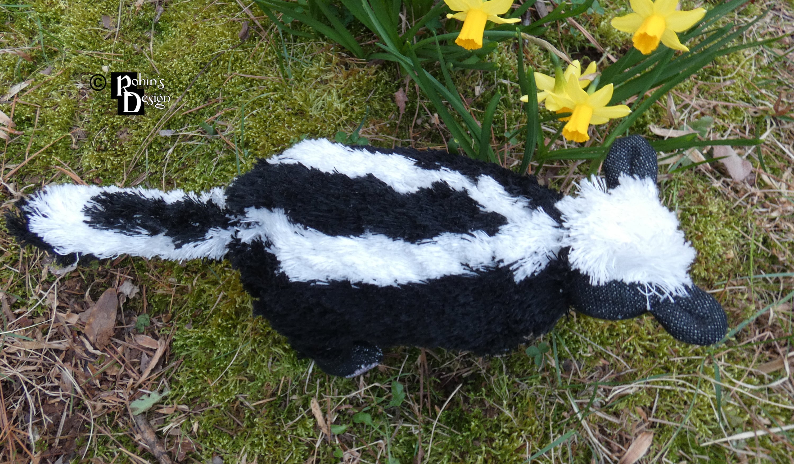 Henry the Skunk Doll 3D Cross Stitch Animal Sewing Pattern PDF - Etsy