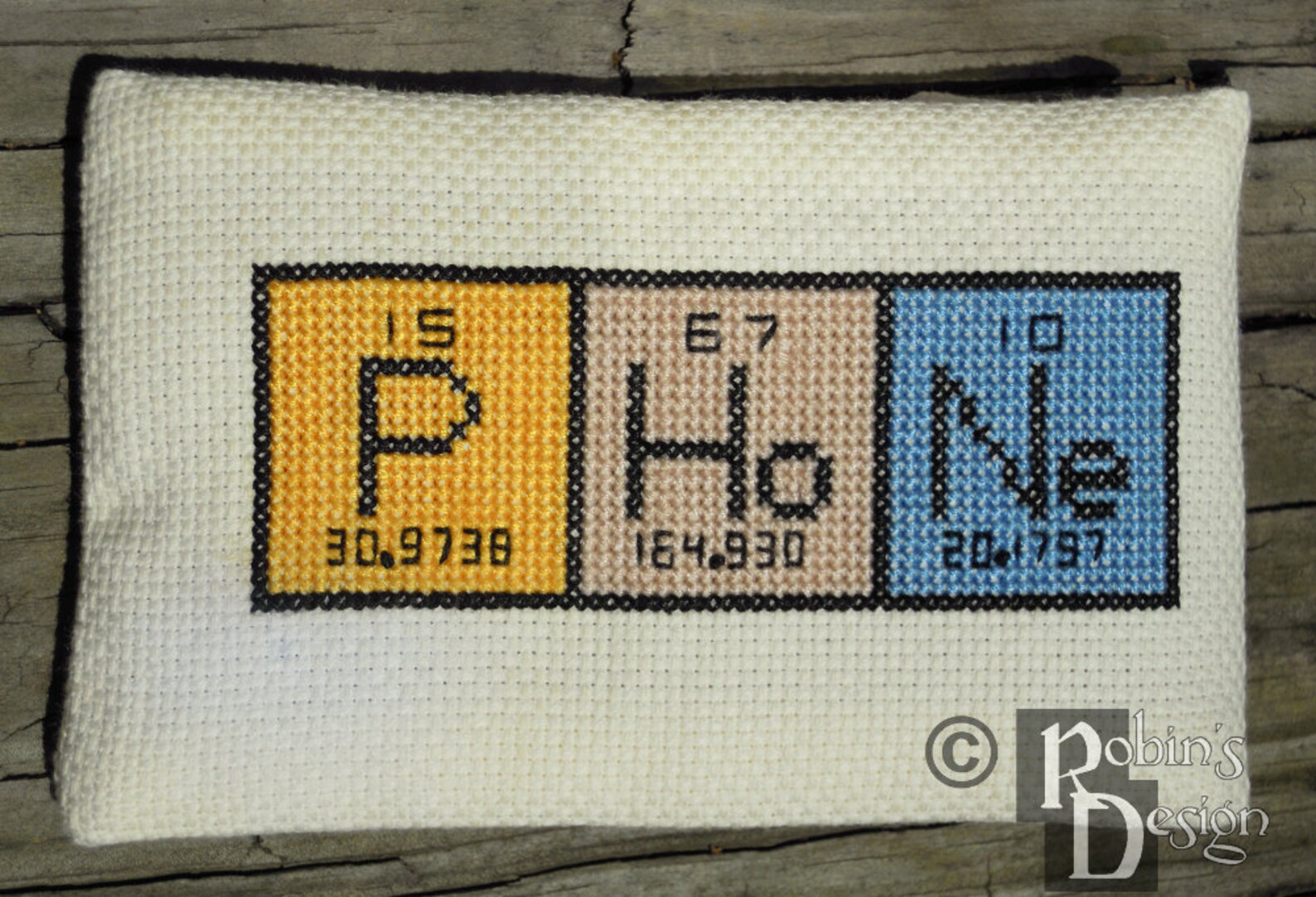 Elements Phone Case Periodic Table Cross Stitch Sewing Pattern PDF - Etsy