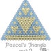 Pascal's Triangle Mod 2 Cross Stitch Pattern PDF - Etsy