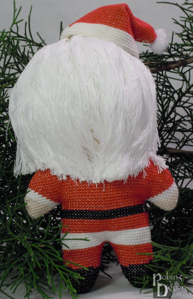 Santa Claus Doll 3D Cross Stitch Sewing Pattern PDF - Etsy