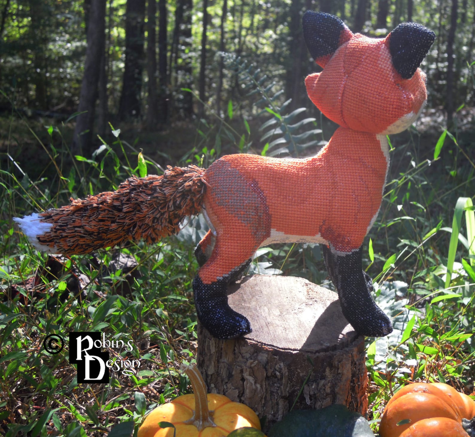 Mulder the Red Fox Doll 3D Cross Stitch Animal Sewing Pattern PDF - Etsy