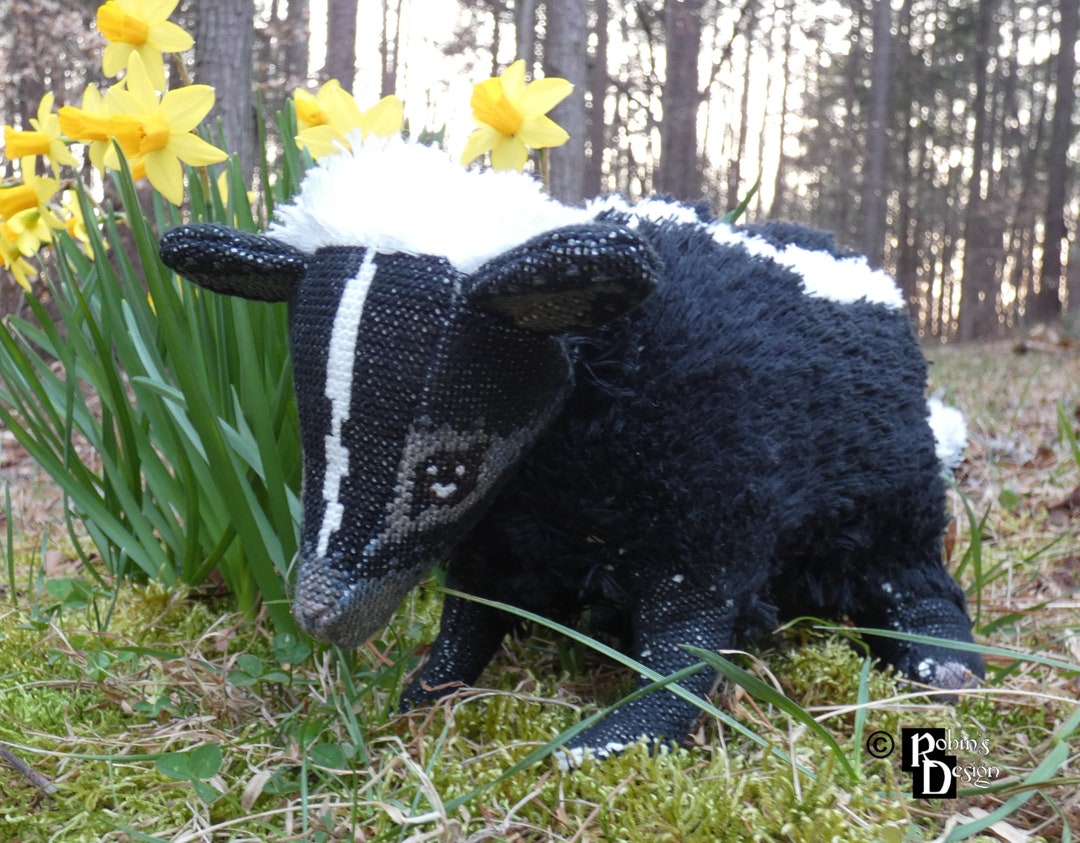Henry the Skunk Doll 3D Cross Stitch Animal Sewing Pattern PDF - Etsy