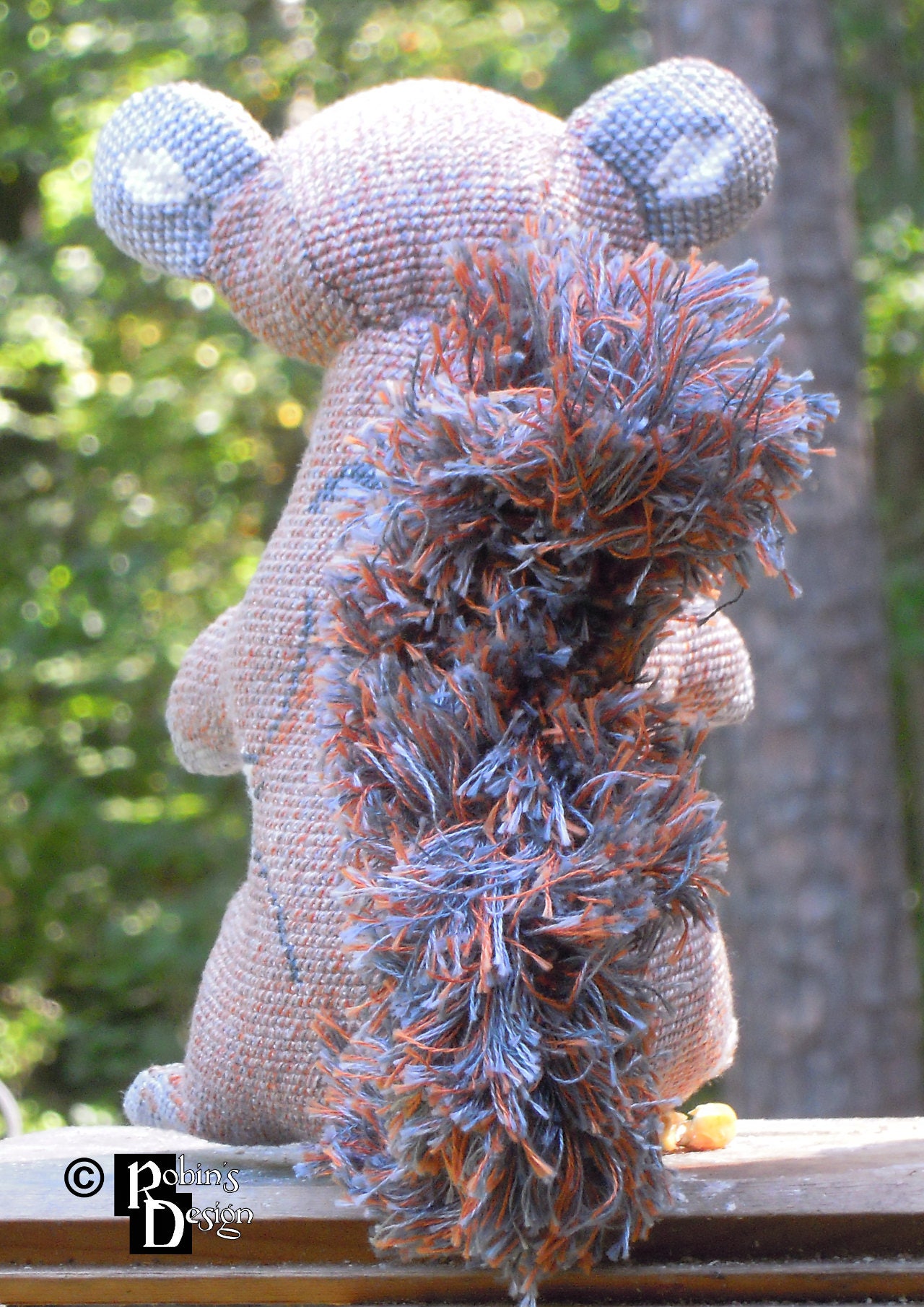 Merlin the Gray Squirrel Doll 3D Cross Stitch Animal Sewing Pattern PDF ...