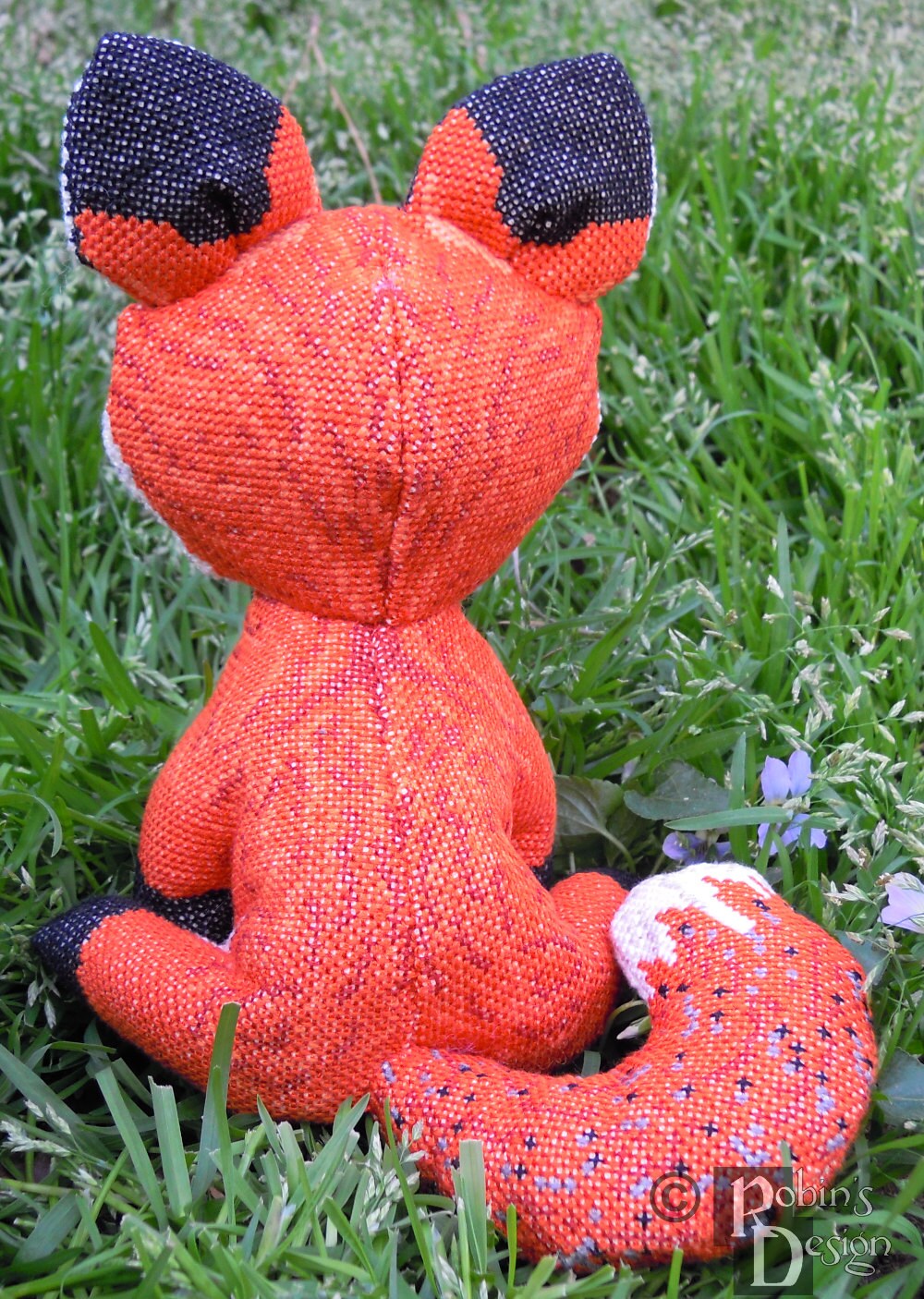 Cinnabar the Red Fox Doll 3D Cross Stitch Animal Sewing Pattern PDF - Etsy