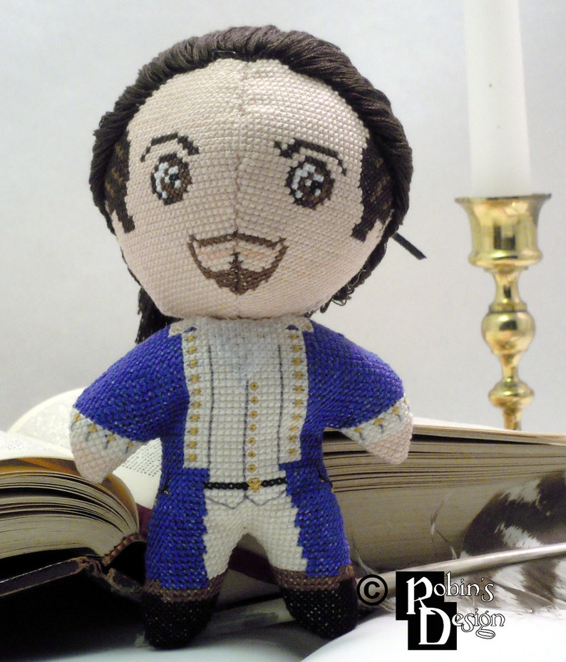 Alexander Hamilton Doll 3D Cross Stitch Sewing Pattern PDF - Etsy