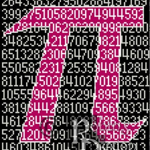 Pi Cross Stitch Pattern PDF - Etsy