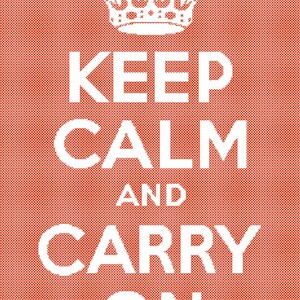 Keep Calm and Carry on Cross Stitch Pattern PDF - Etsy