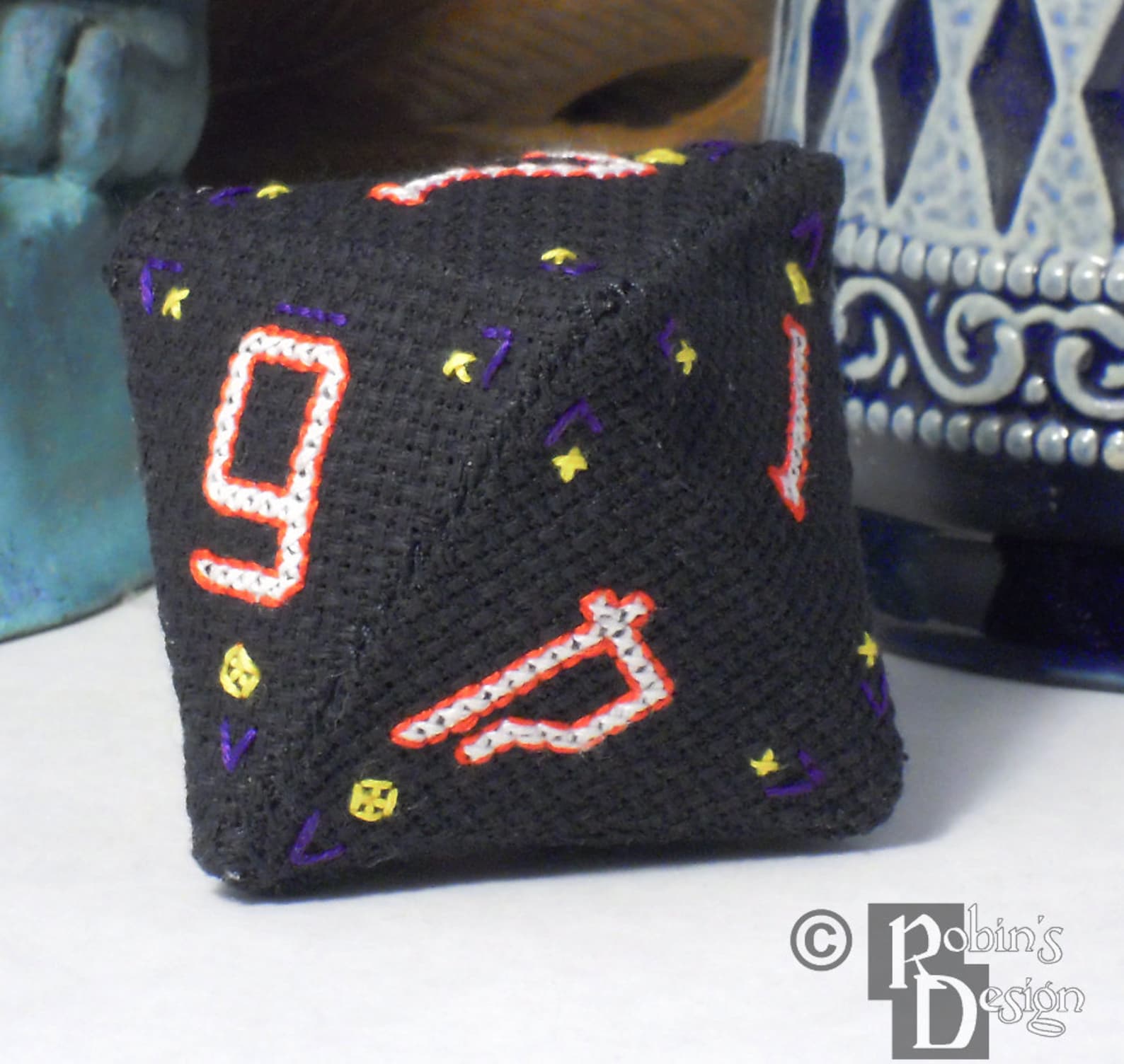 D8 Octahedron 3D Cross Stitch Sewing Pattern PDF - Etsy